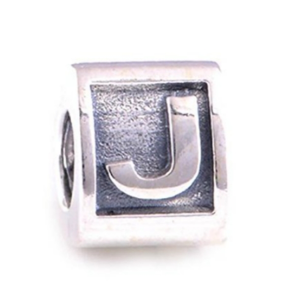 Pandora | Jewelry | Authentic Pandora Letter J Alphabet Triangular ...